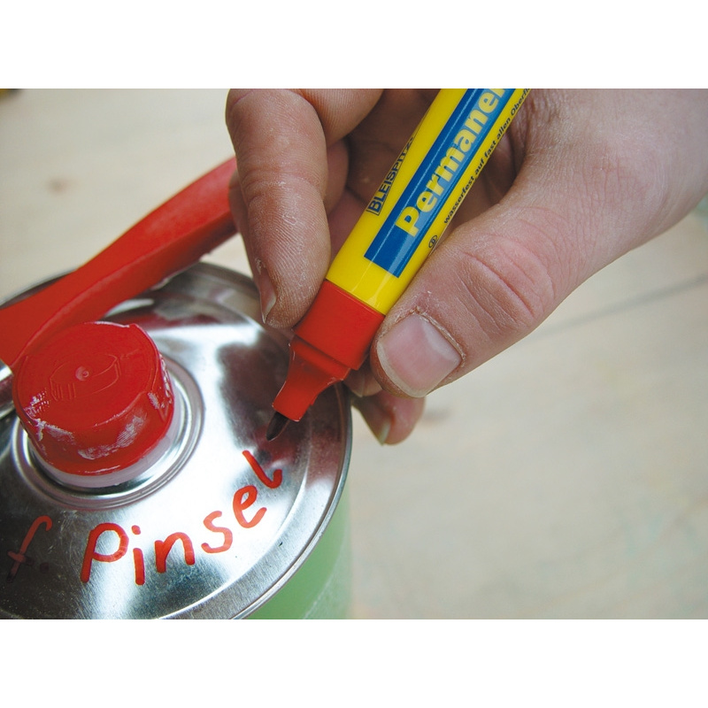 MARQUEUR PERMANENT POINTE FINE ROUGE